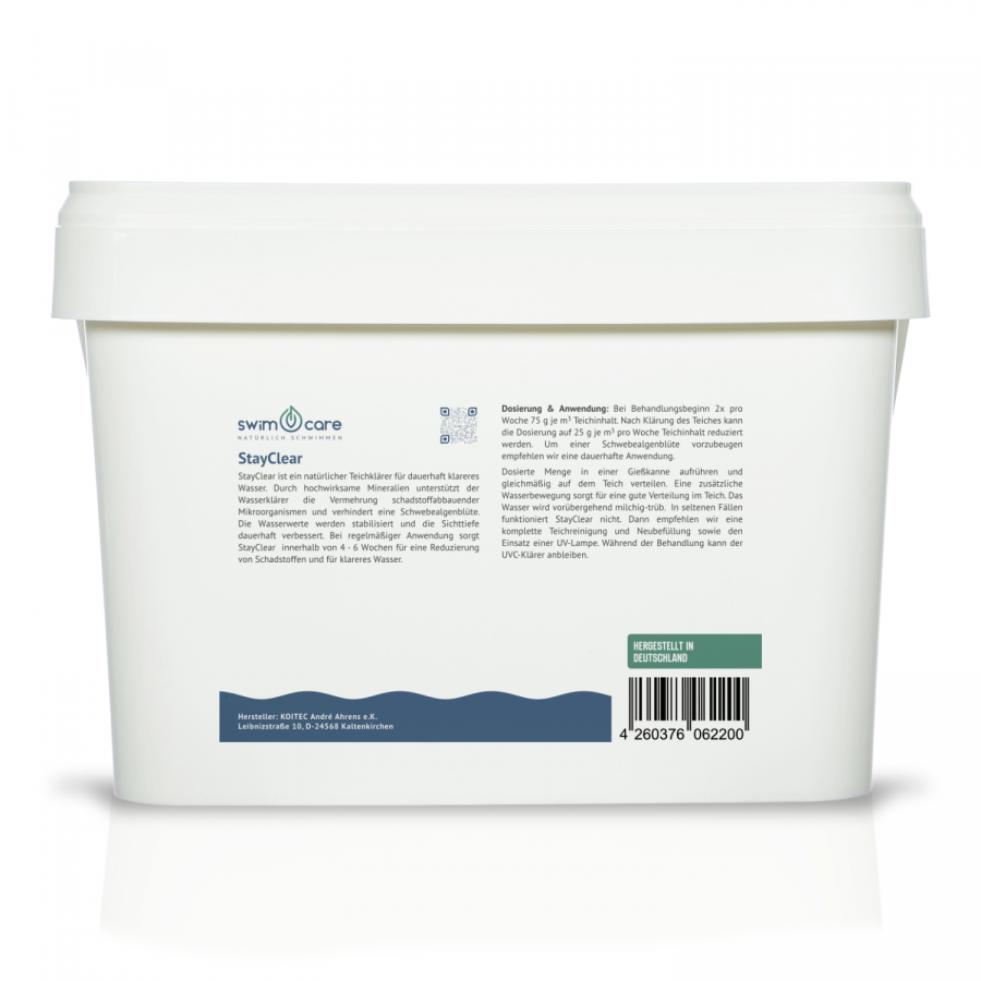 swimcare StayClear - Natürlicher Wasserklärer